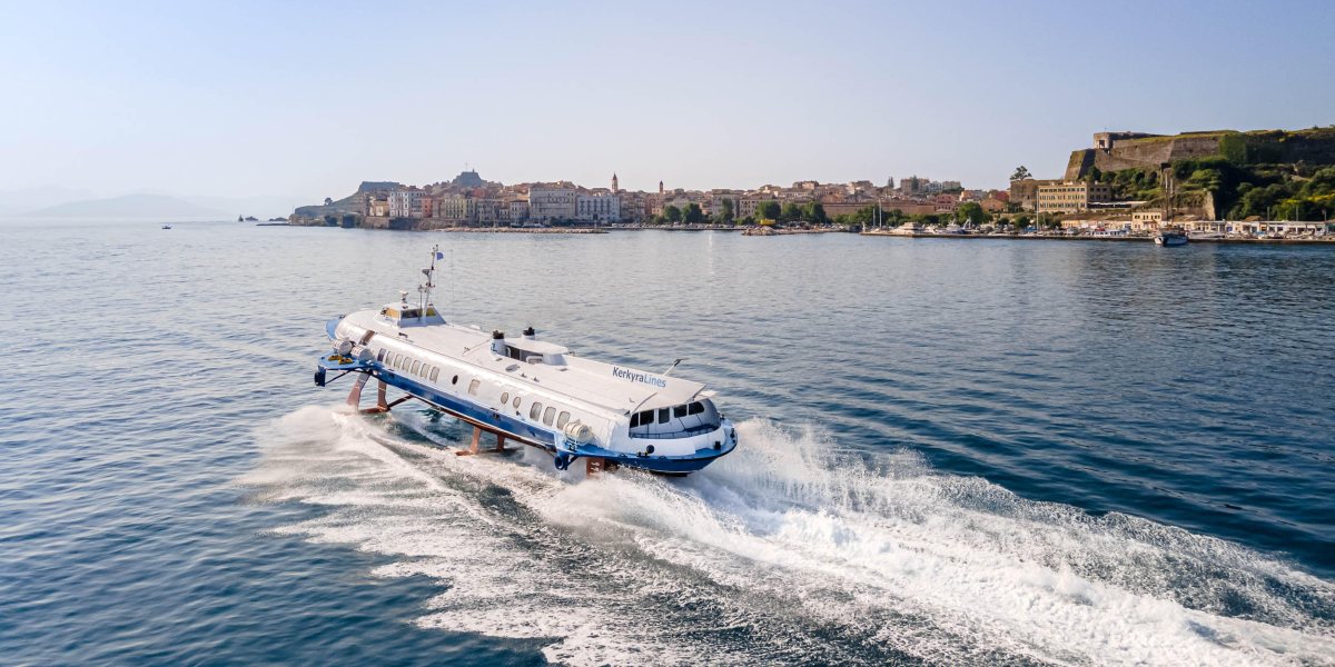 Κέρκυρα - Παξοί με Δελφίνι της Kerkyra Lines | Ferryhopper