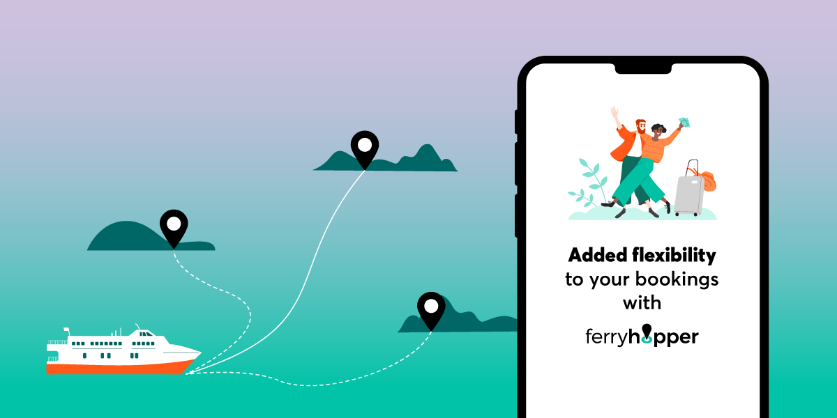 Bilhetes de ferry flexíveis com o serviço Flexi | Ferryhopper